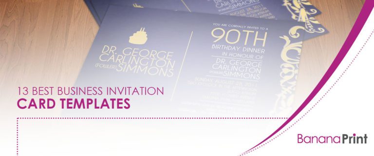 13 Best Business Invitation Card Templates